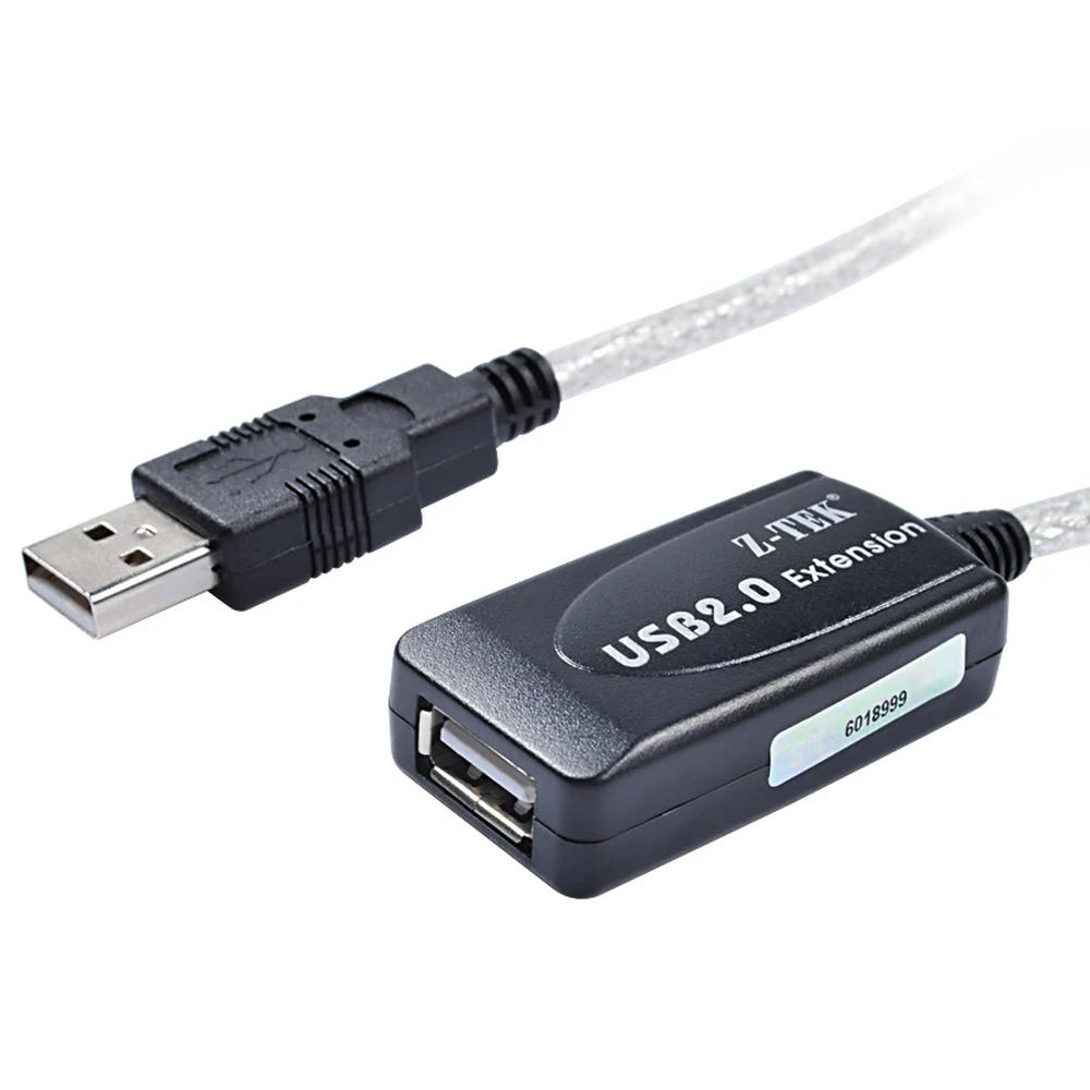 FOR 5 Meter 5M 16.4ft USB 2.0 Active Extension Cable with Amplifier ...