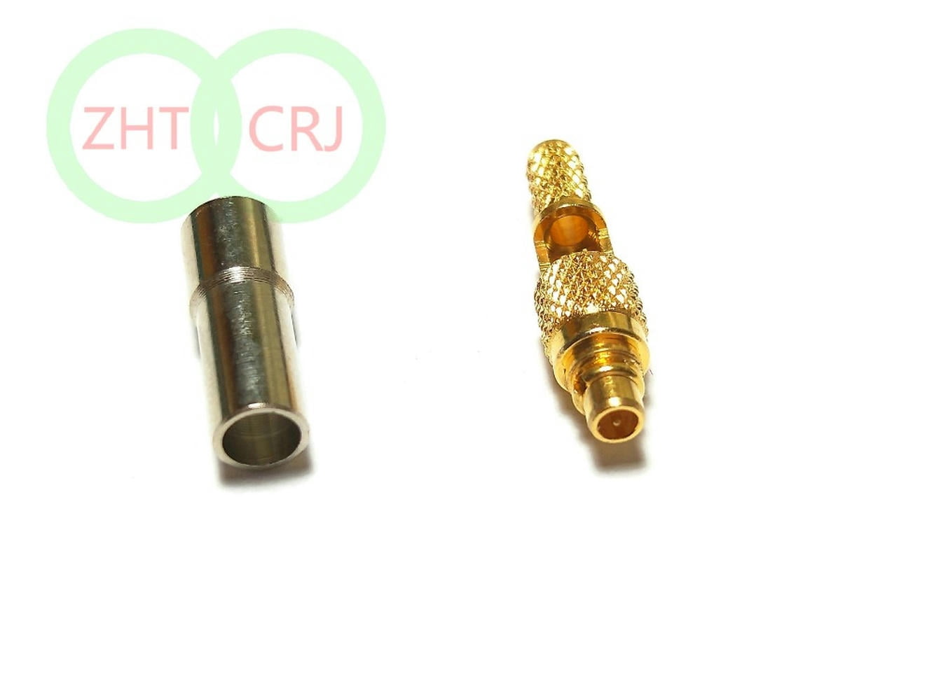 FOR 500pcs lot brass MMCX Crimp Plug male Straight RF connector FOR ...