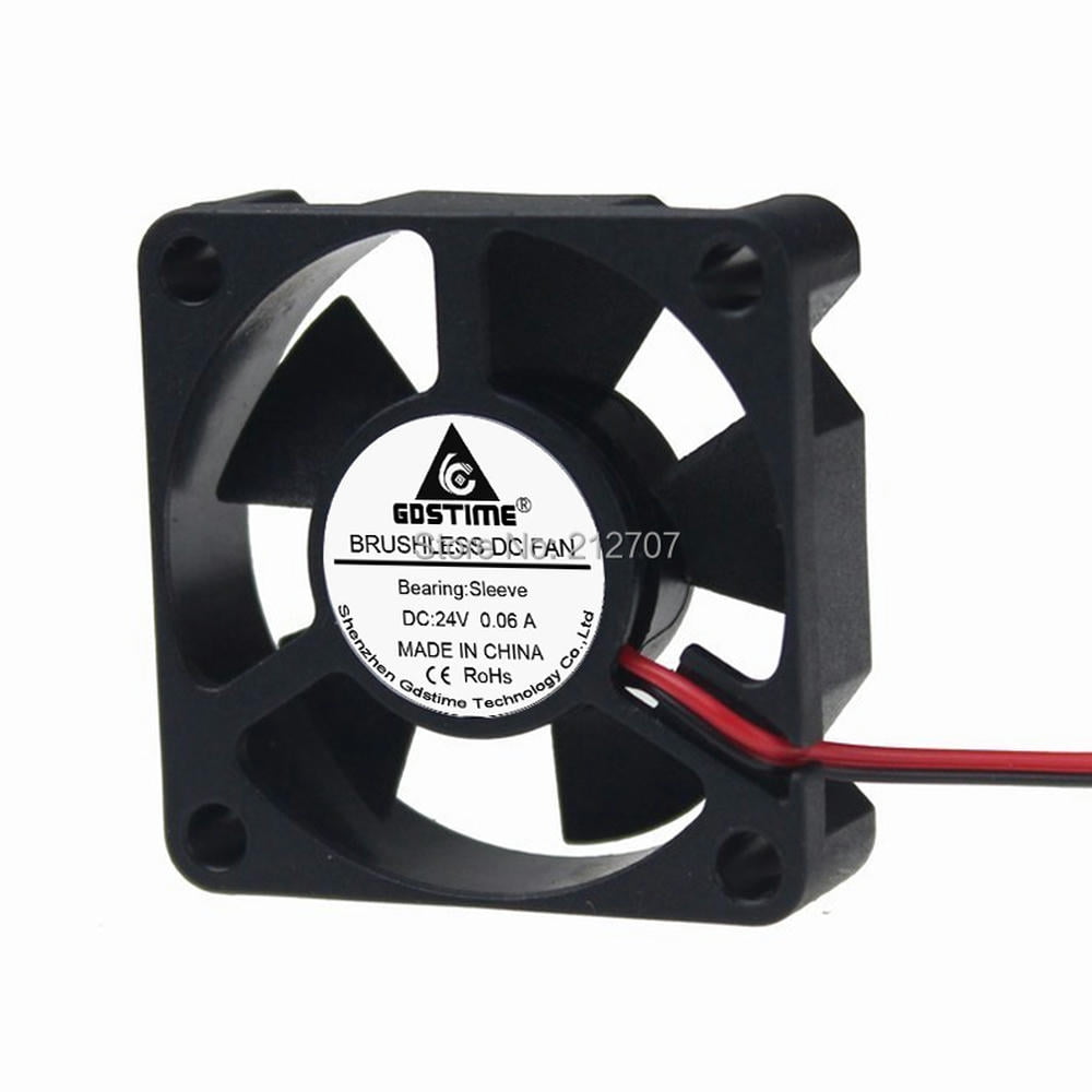 FOR 50PCS Brushless DC Cooling Fan 35mm 24V 2Pin 35mmx35mmx10mm 3510s ...