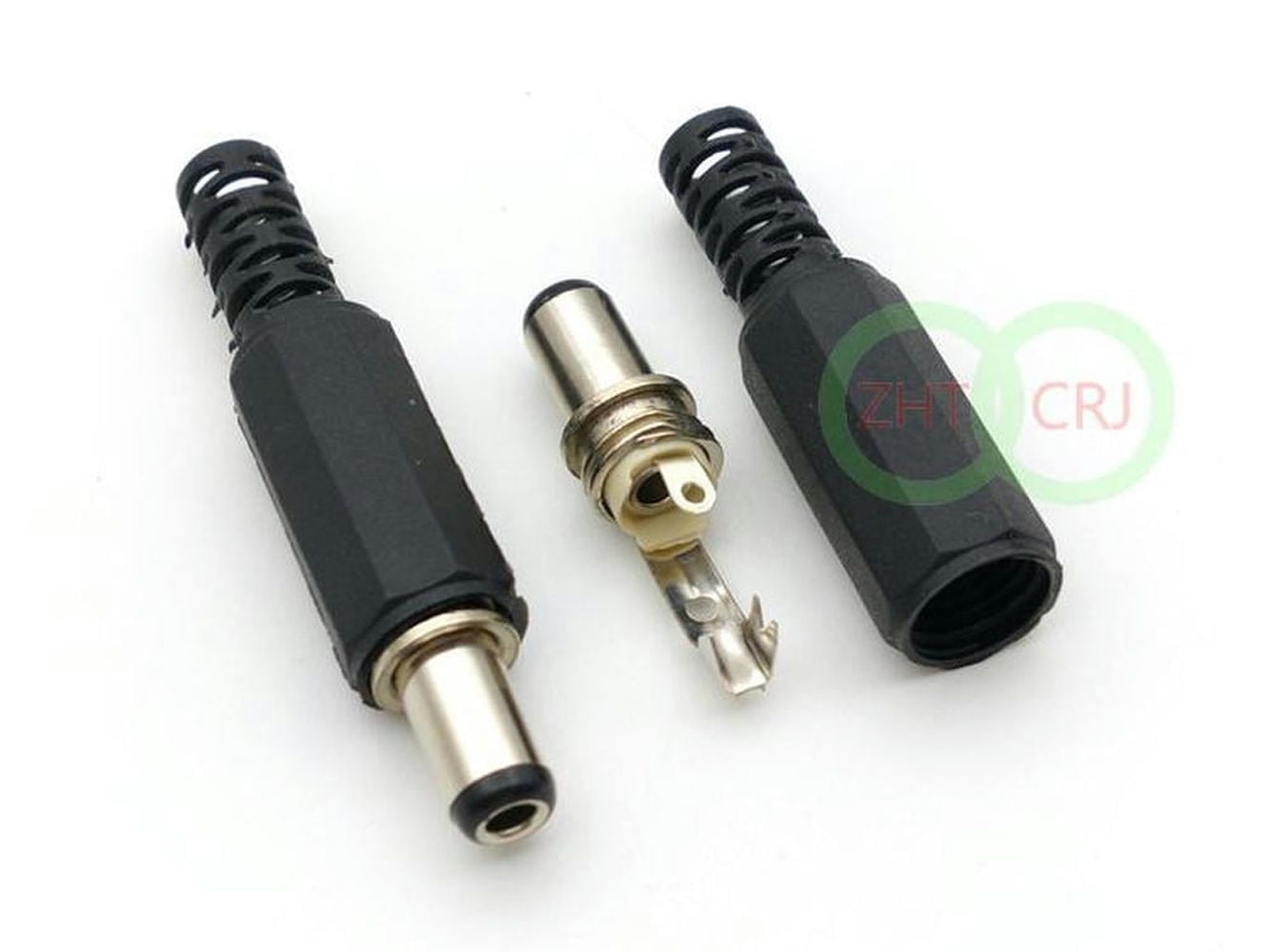 FOR 50pcs DC 5.5mm x 2.1 mm Barrel DC Power Plug Connector - Walmart.com