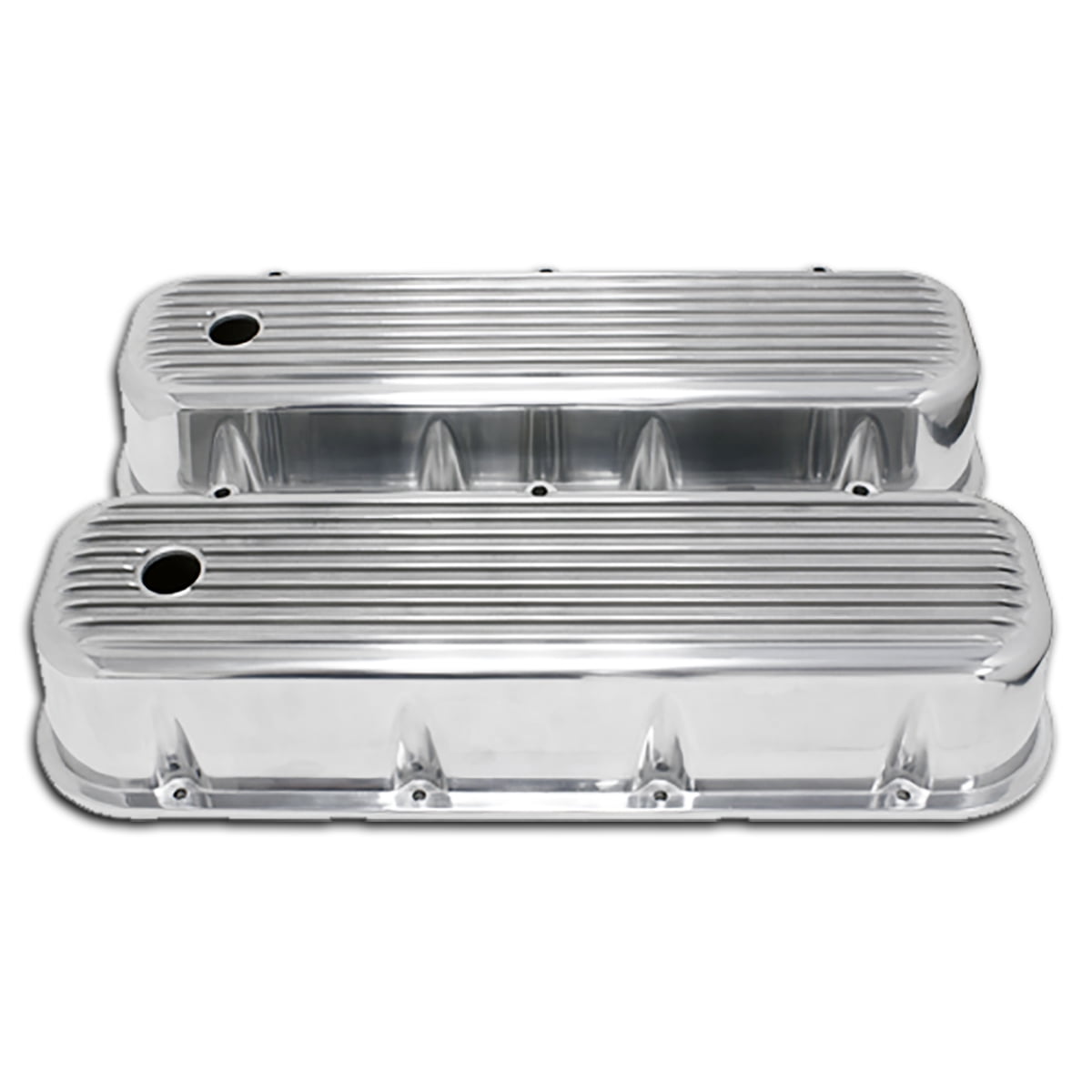 FOR 65-95 CHEVY BIG BLOCK 396 427 454 TALL POLISHED ALUMINUM VALVE ...