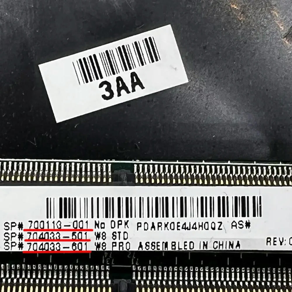 FOR 700113-001 For 20-a217 a218 Motherboard DA0WJBMB6C0 704033-501 ...