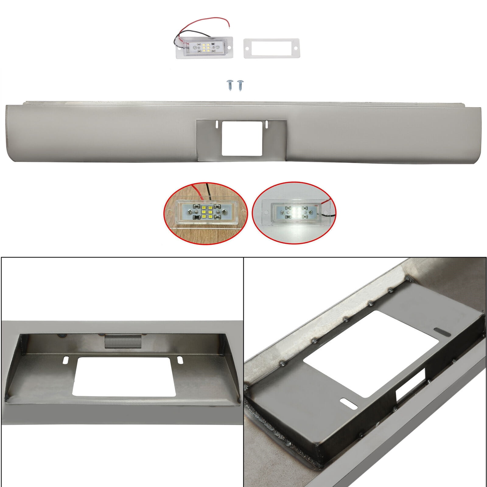 FOR 72-93 DODGE D100/150/250 PICKUP Steel Rollpan W/Plate box Center ...