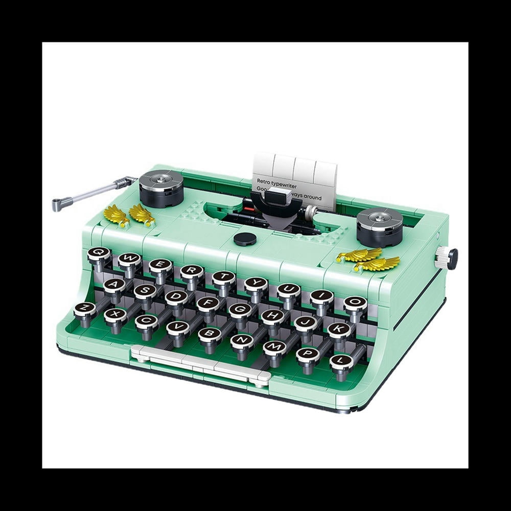 FOR 820Pcs Technical Expert Retro Typewriter Printer Model Block ...