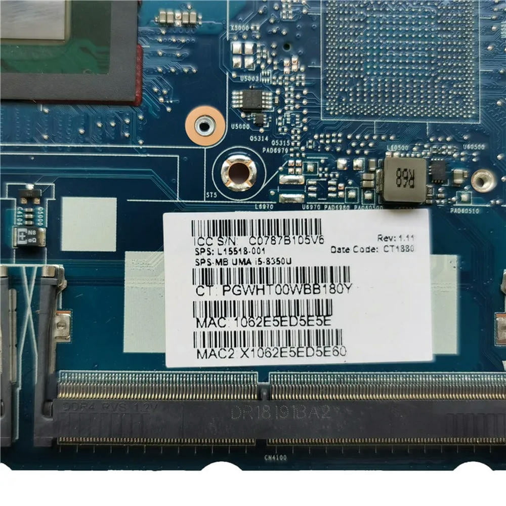FOR 840 G5 850 G5 Laptop Motherboard 6050A2945601-MB L15518-001 i5 ...