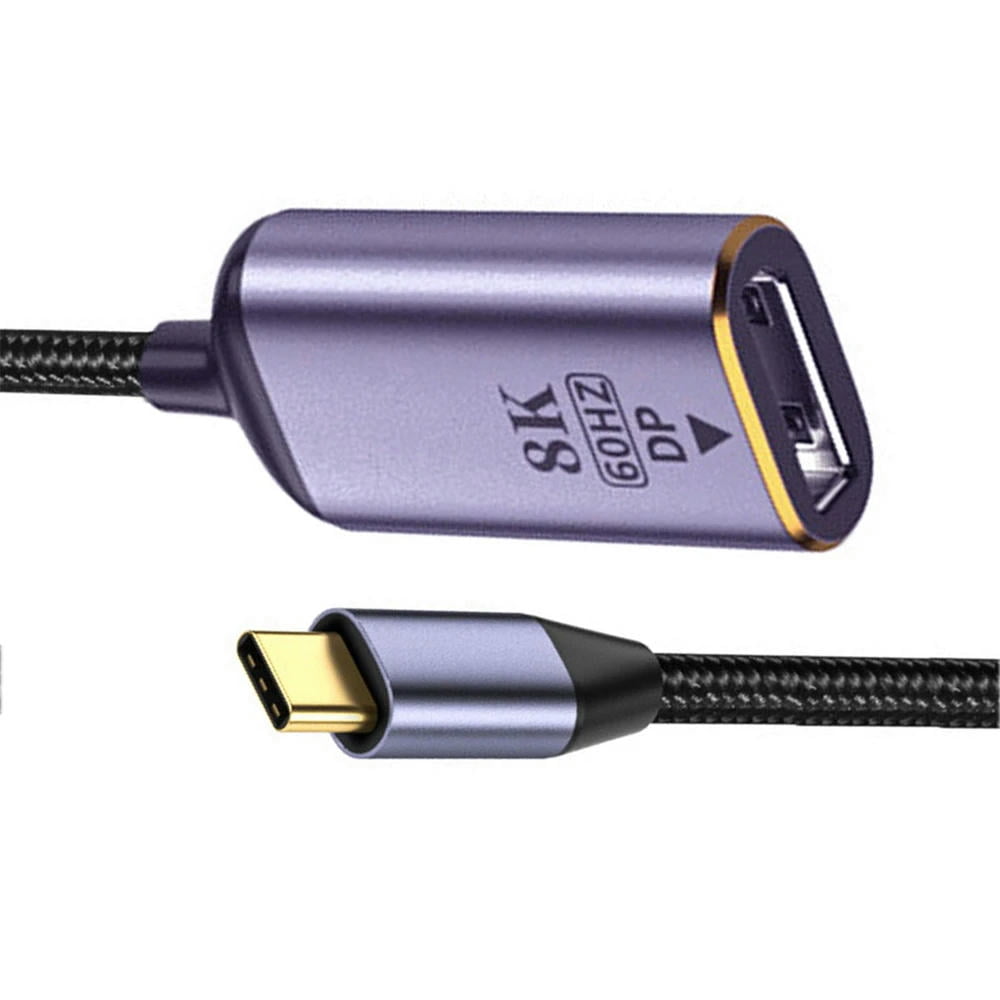 FOR 8K 60HZ UHD 4K to DP Female /MINI MINI-DP Female USB4 USB-C Type-C ...