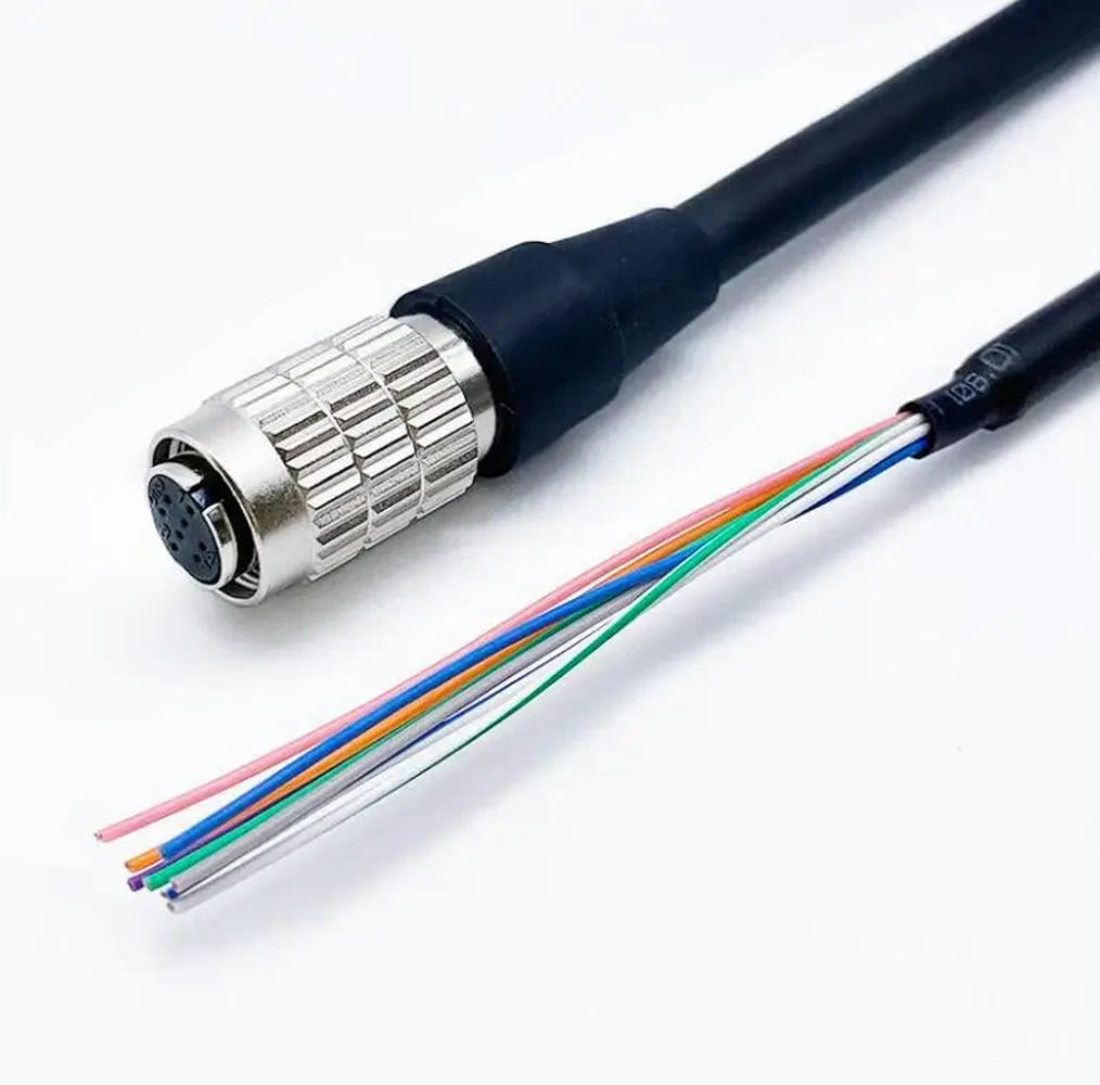 FOR 8pin Replcement HR25-7TP-8S 8P to Open end I/O cable for Machine ...