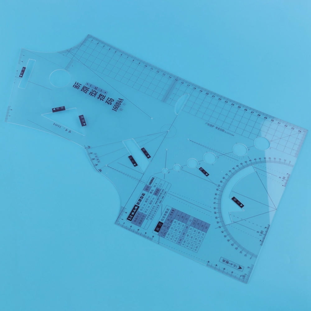 FOR 9X 1:1 Fashion Cloth Design Ruler Crop Mold Teaching Apparel ...