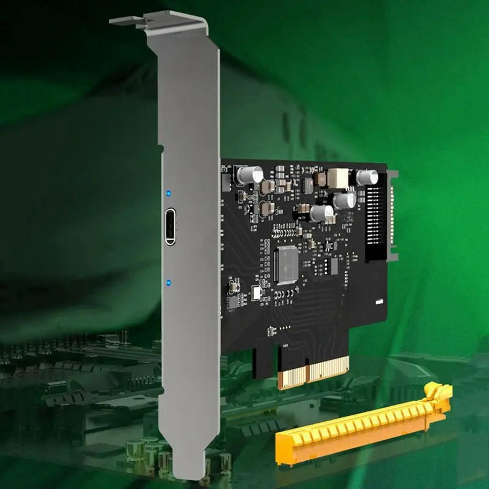 FOR ASM3242 USB 3.2 PCIE Card Gen 2 X2 Type-C Ports PCI-E PCI Express ...