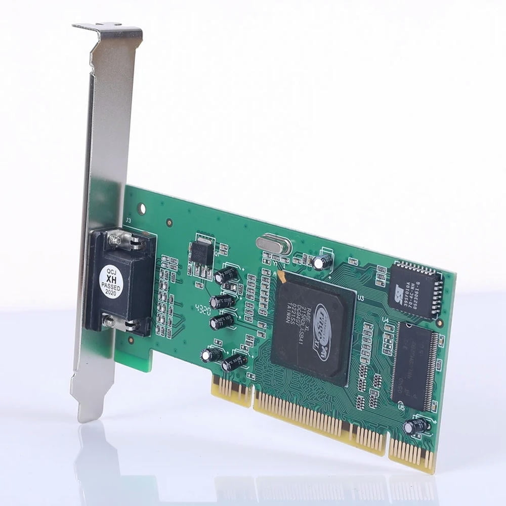 FOR ATI RAGE XL 8MB PCI VGA Desktop Computer PCI Image Adapter VGA Card ...