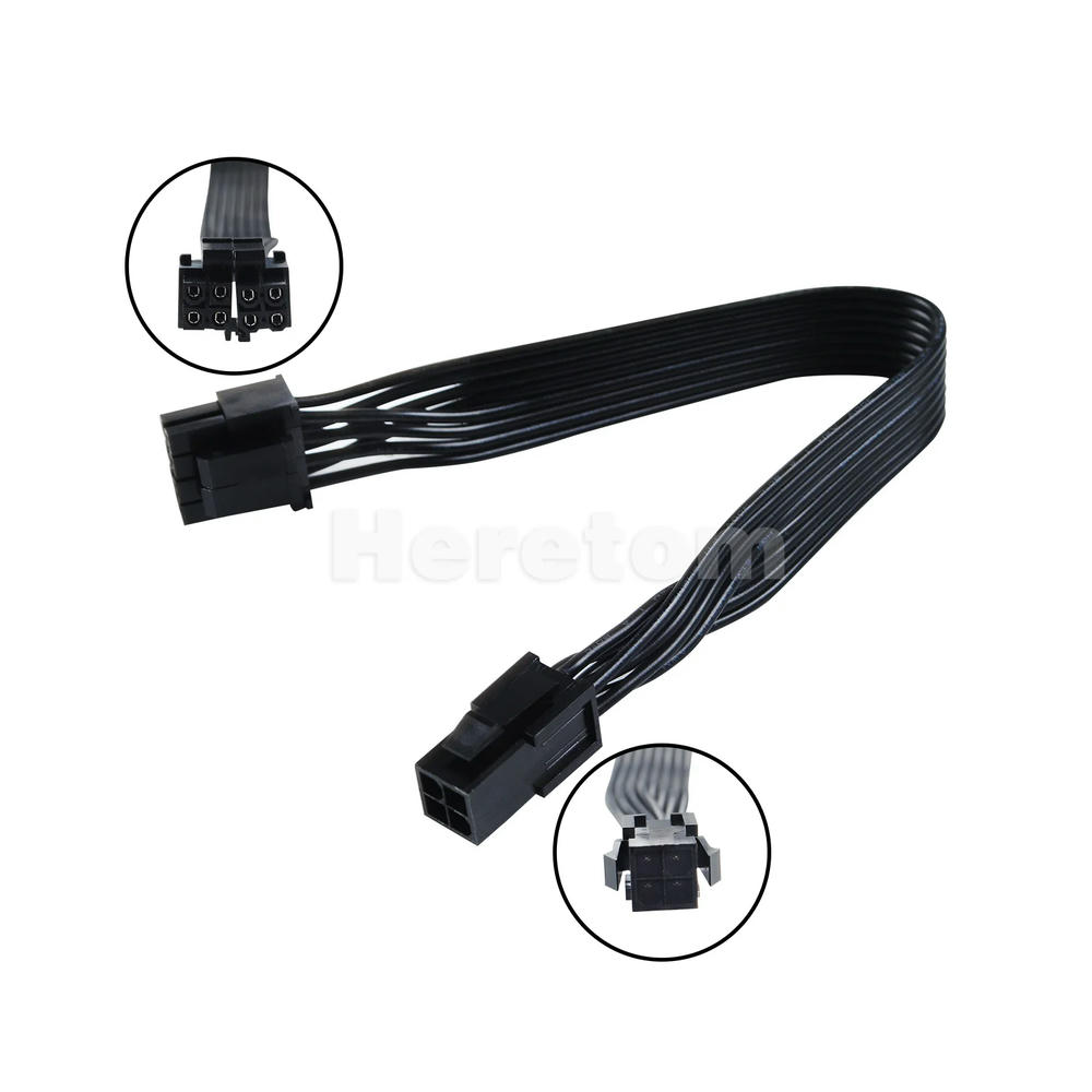 FOR ATX CPU 4 Pin to 8 Pin Adapter Cable Power 24 cm Length RoHS 18 AWG ...