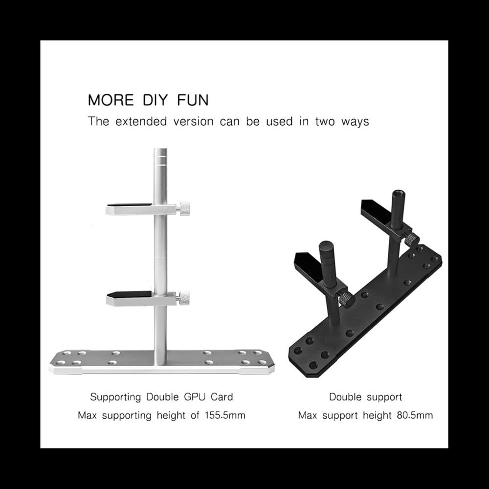 FOR Aluminum Alloy Portable Suction Bracket Chassis Fan Graphics Card ...