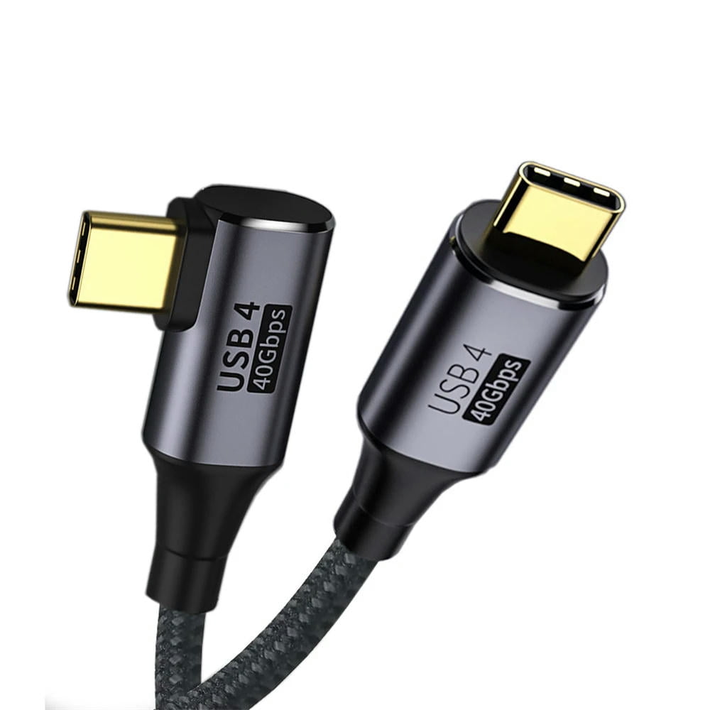 FOR Angled USB4 Cable 40Gbps with 100W Charging and 8K 60Hz 5K 60Hz ...
