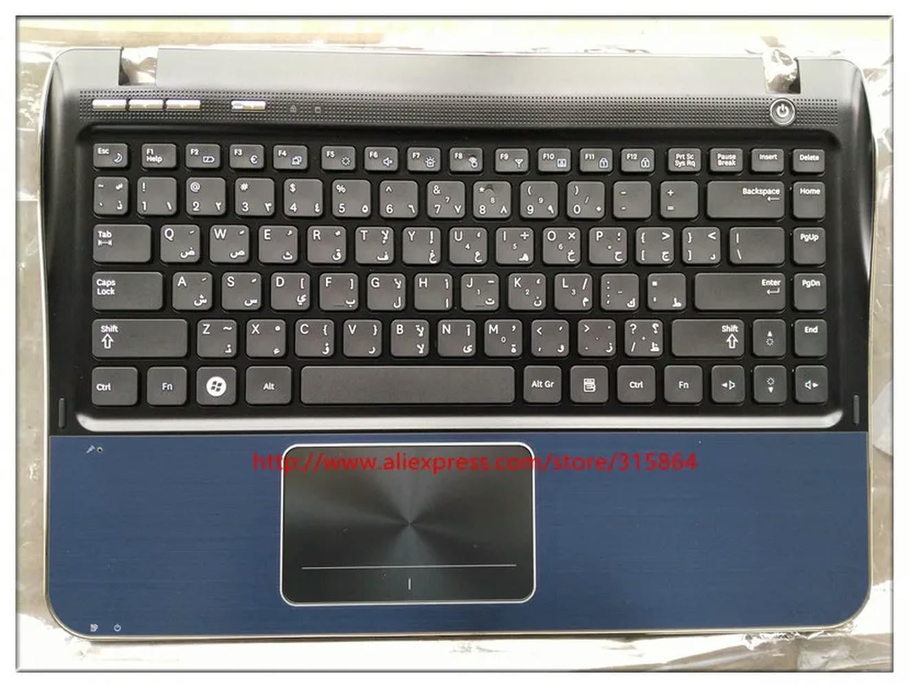 FOR Arab laptop keyboard with touc ad palmrest for SF310 SF311 BA75 ...