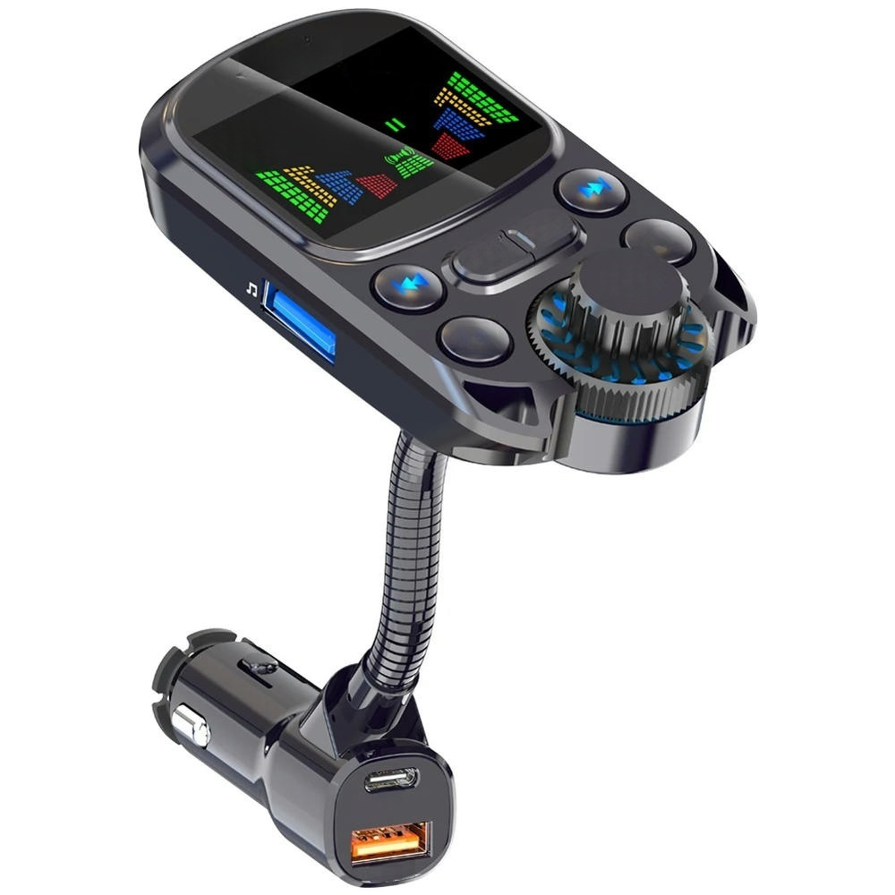 FOR BC86 Wireless BT Hands free Car MP3 Player with Bass PD18W QC3.0 ...