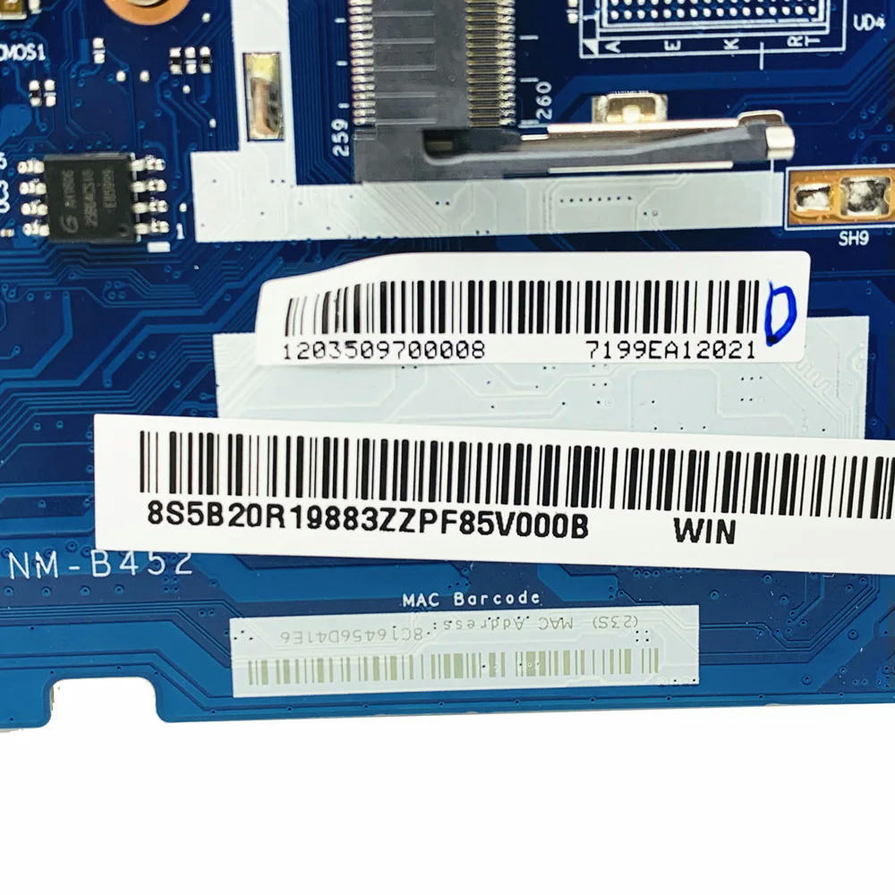 FOR Best For 330-15IKB 330-17IKB Laptop Motherboard 5B20R19862 NM-B452 I7-8550U GPU MX150 4G GPU ...