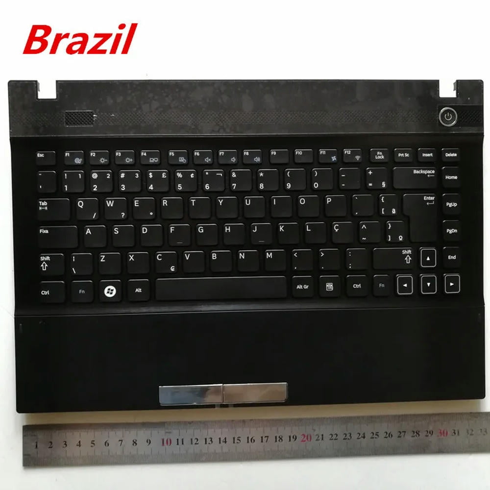 FOR Brazil BR laptop keyboard with touc ad palmrest for 300V4A 305V4A ...