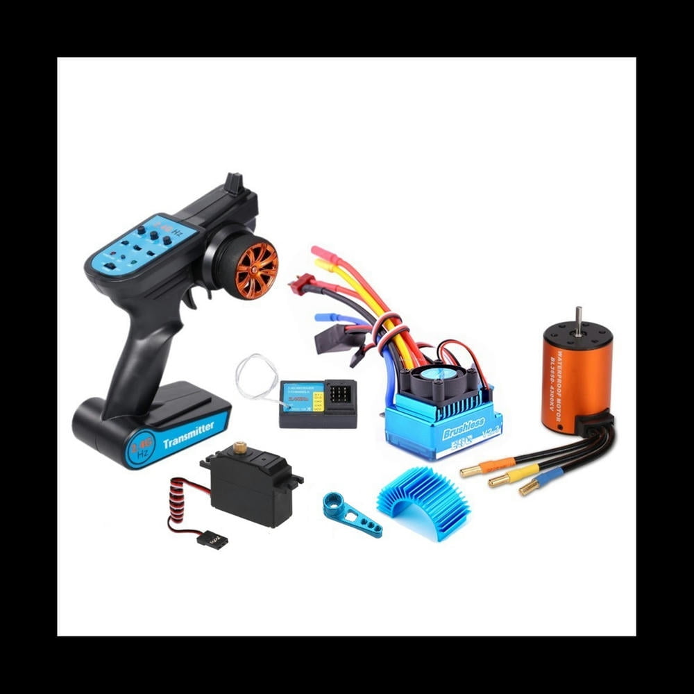FOR Brushless Upgrades Kit Motor ESC Receiver Transmitter Servo Set for ...