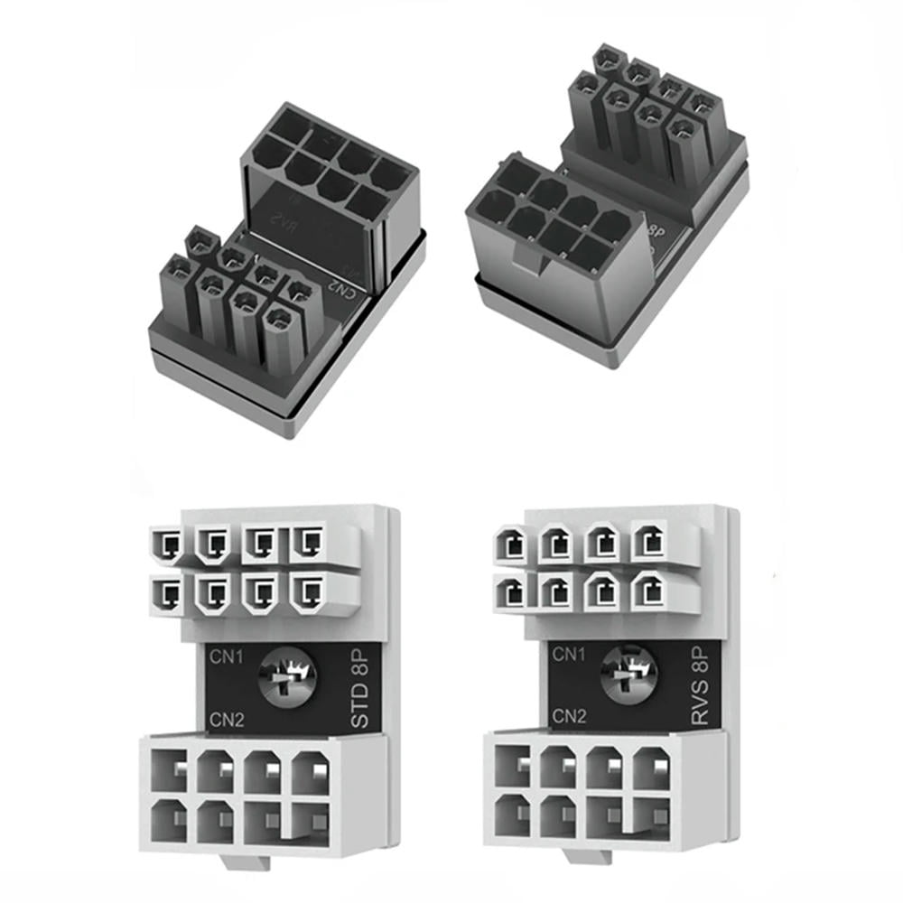 FOR Cable Adapter Angled To 8 Pin Male Power-Adapter For Desktop Video ...