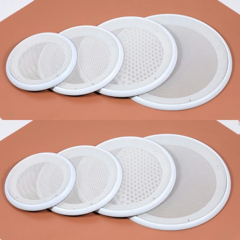 FOR Car Grille Protector 4/5/6.5/8inch Ceiling Speaker Grill Mesh Cover ...