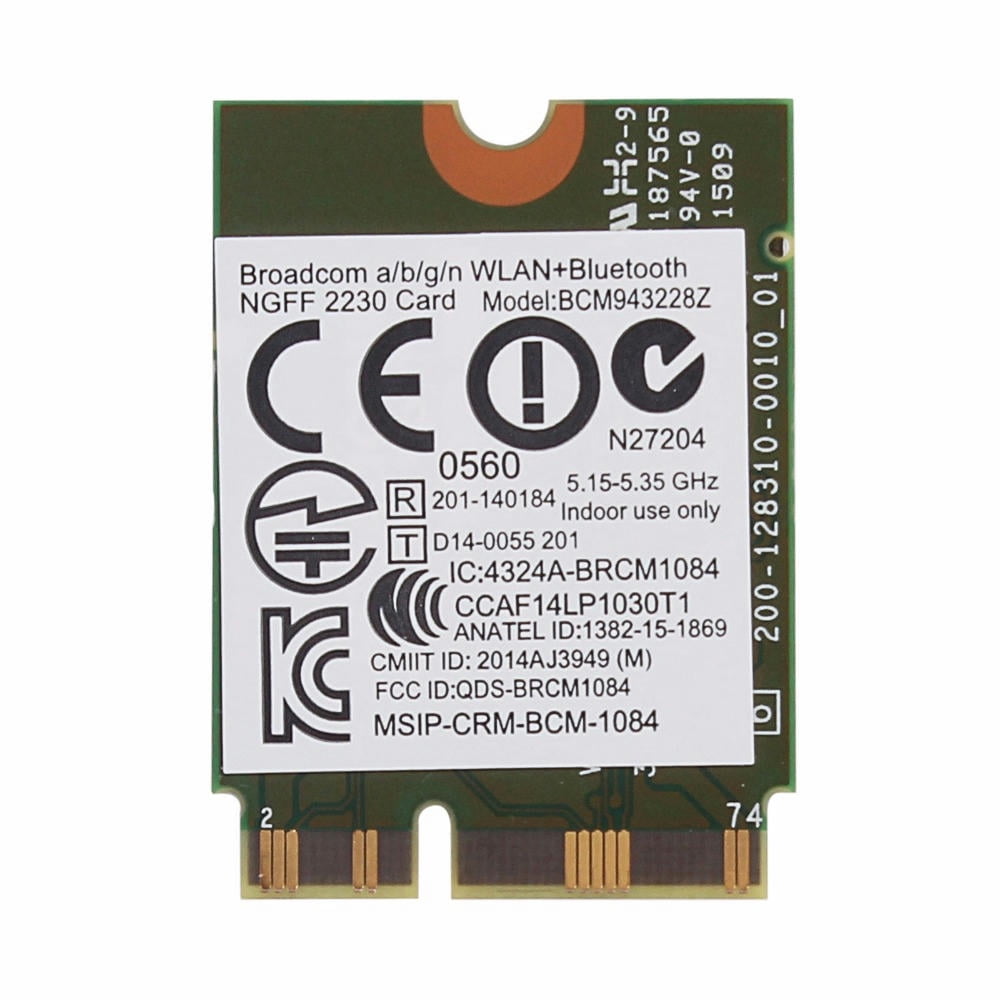 FOR Card for BCM943228Z Bcm943228z bcm43228z mini Card (M.2) 802.11 B ...
