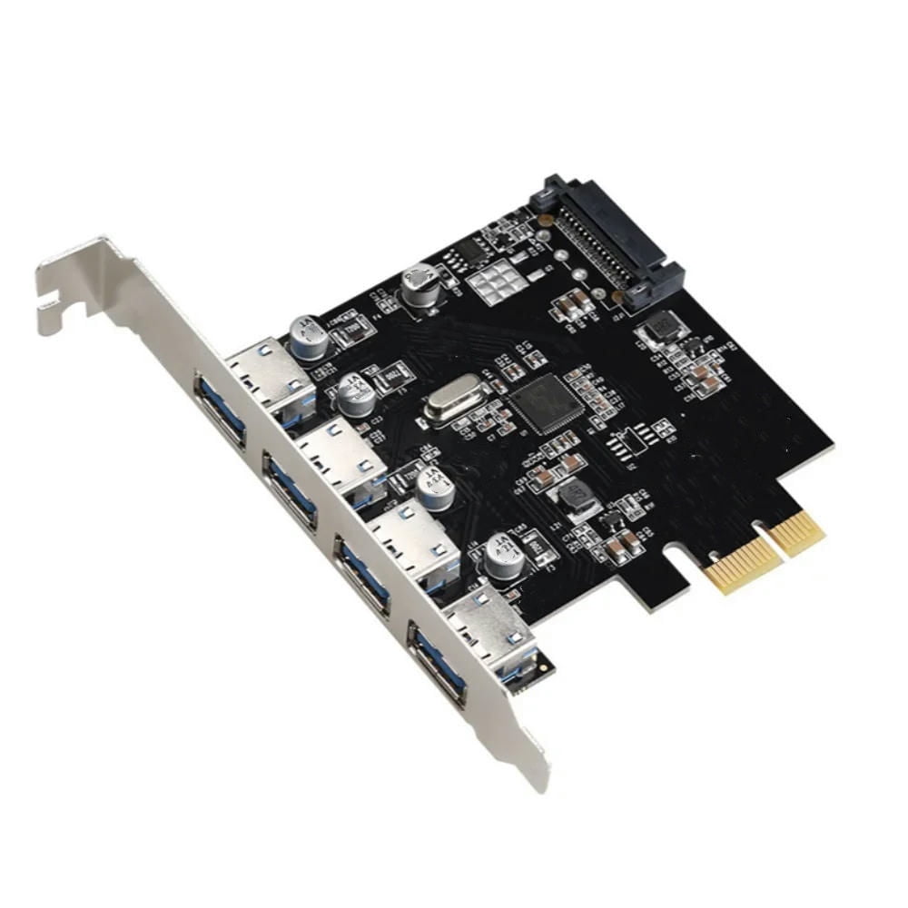 FOR Chip FL1100 USB 3.0 PCI-E Expansion Card Adapter PCI-E USB 3.0 4 port HUB Controller Card ...
