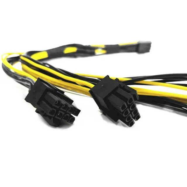 FOR Computer Server GPU Video Card Power Cable PSU 8P To PCI-E 4X8pin(6 ...