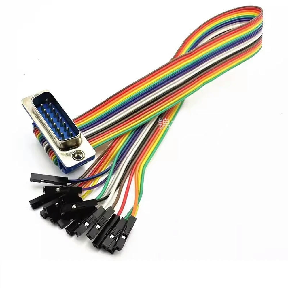 FOR DB15 male/female connector DB9/15P serial port to 2.54 single 1P ...