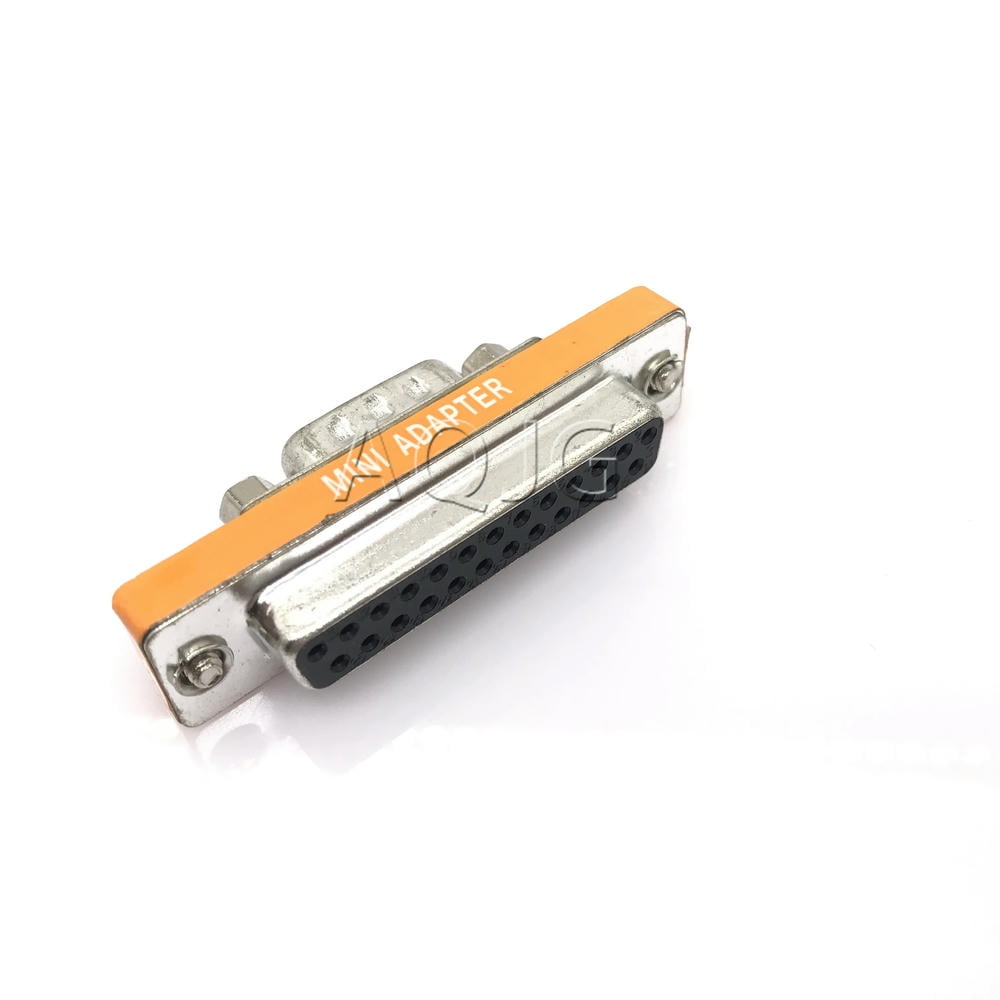 FOR DB9 Female to DB25 Male Mini Serial Port Cable Adapter Gender DB9 ...