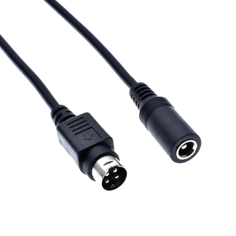 FOR DC Power Supply Adapter Cable 5.5 x 2.1mm Female to MINI DIN 4 Pin ...