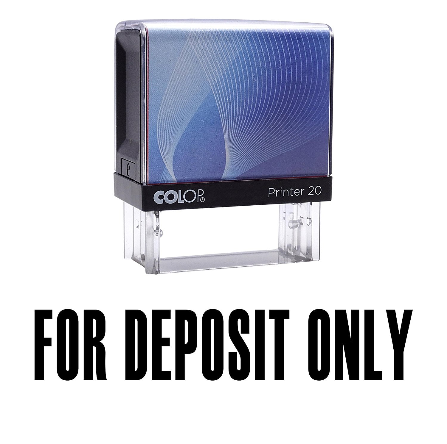 FOR DEPOSIT ONLY Self Inking Rubber Stamp Black Ink Office Stamp Colop ...