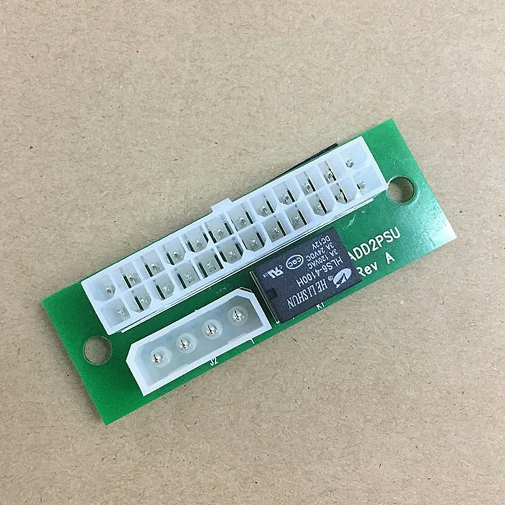 FOR Dual PSU Power Supply Sync Connector Add2psu ATX 24Pin To 4Pin ...