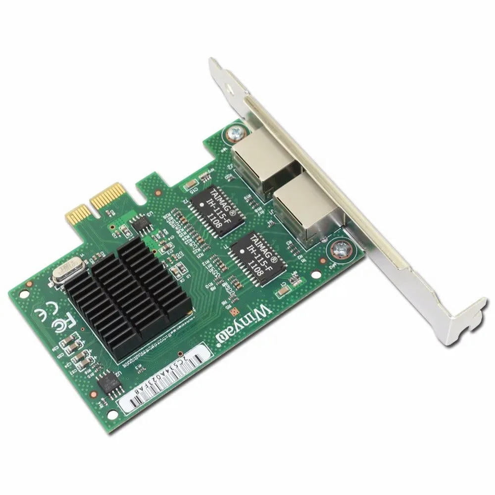 FOR Dual Port Ethernet Adapter Network Card With bcm5715 set - Walmart.com