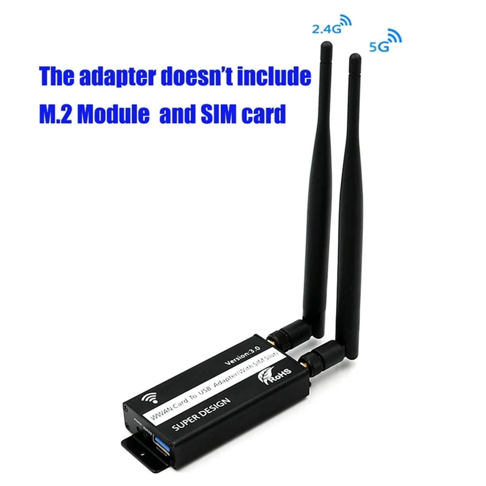 FOR External NGFF (M.2) To USB 3.0 Wifi Adapter With SIM Card Slot For ...