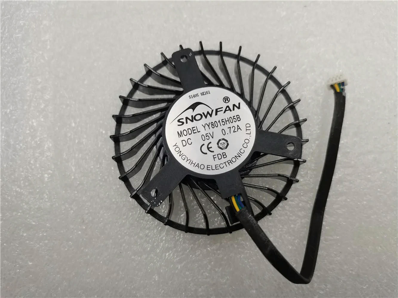 FOR FAN YY8015H05B WSA08015F05H Equal side hole pitch 45MM Diameter ...