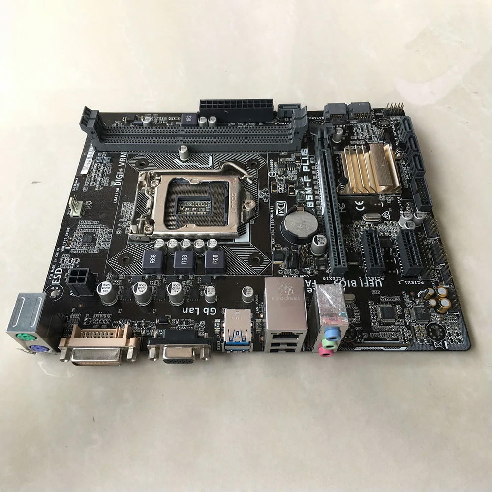 FOR For Desktop Motherboard B85M-F PLUS DDR3 LGA1150 B85 Solid State ...