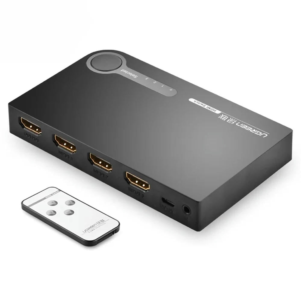 FOR HDMI Splitter 3 Port Hub Box Auto HD 4K x 2K 3D 1080p HD Switch 3 ...