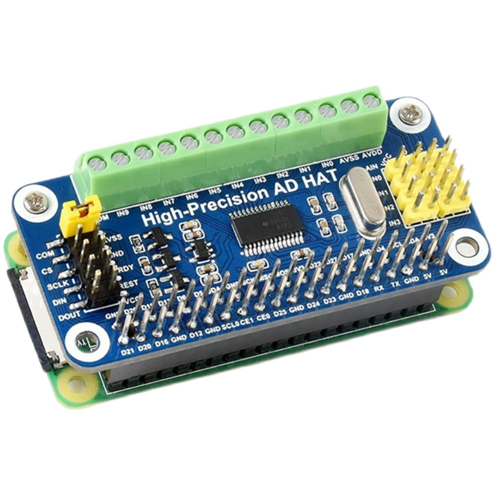FOR High-Precision AD Expansion Board Module For Pi 10-Channel Modulus ...