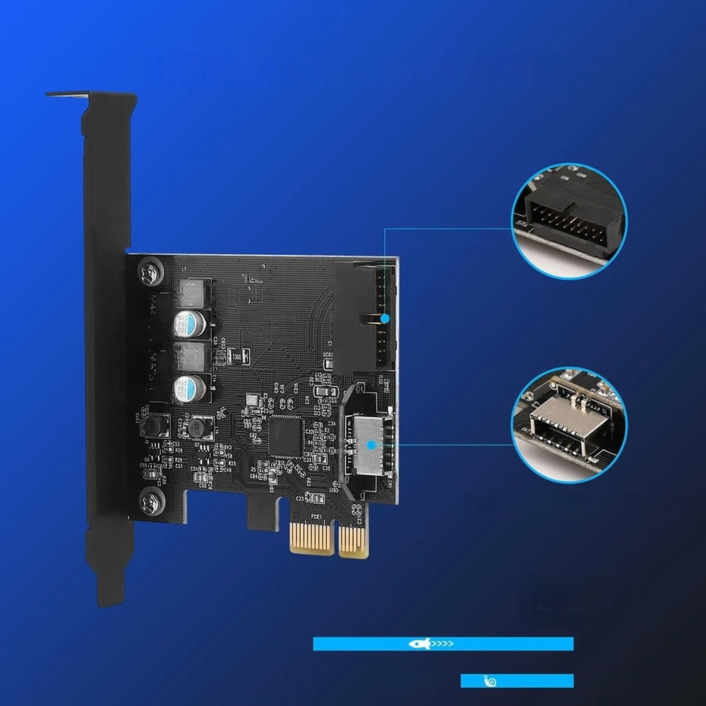 FOR High Speed PCIE TO built-in USB3.0 19PIN+TYPE-E Interface Adapter ...