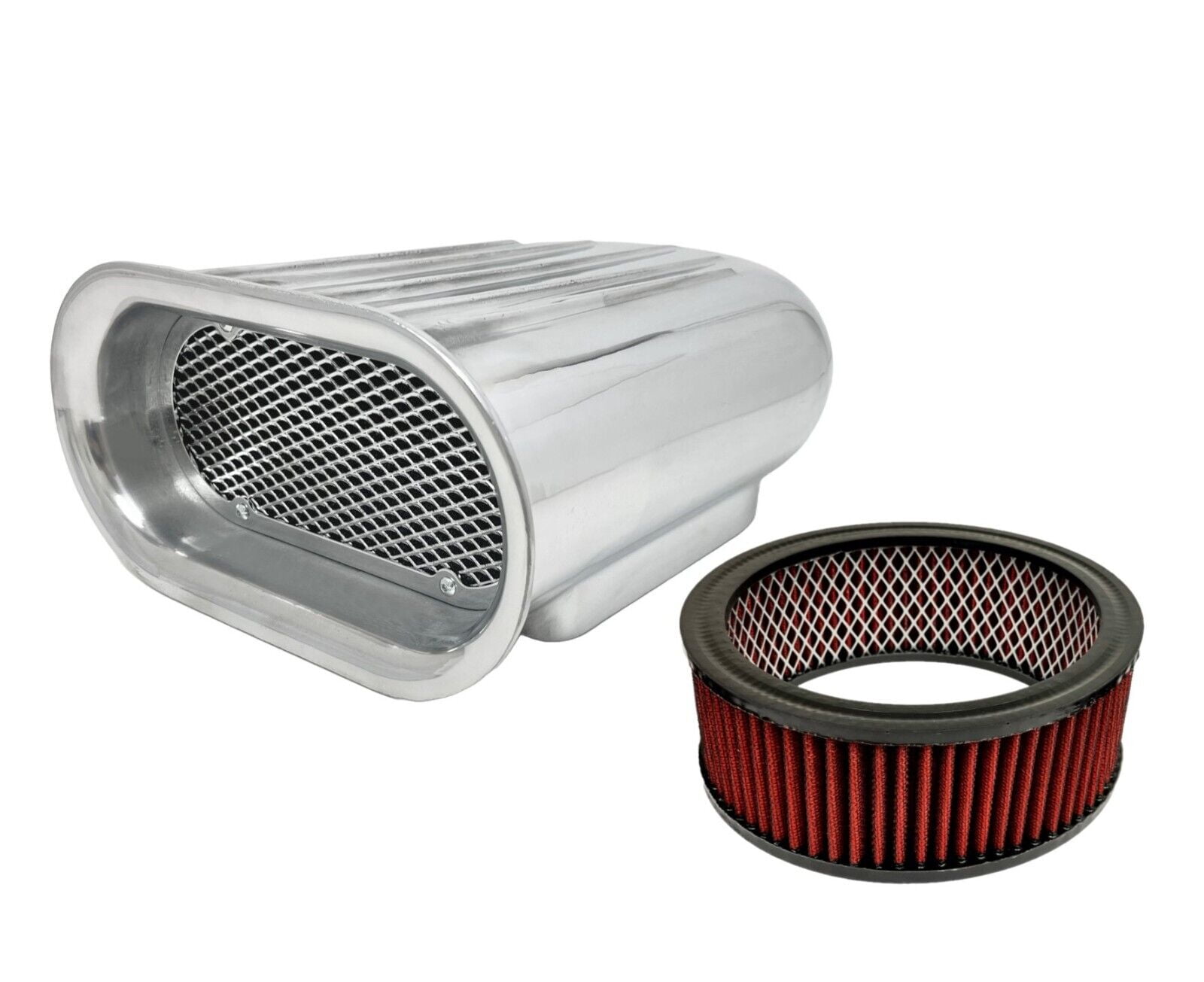 FOR Hilborn Style Air Scoop Single 4-Barrel 4 BBL 5-1/8" Neck ...