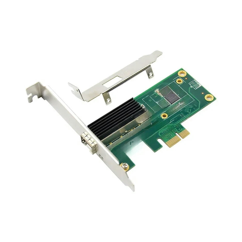 FOR I210 chipset PCIe Gigabit 1000M single SFP fiber network lan card 1 port sfp adapter pci-e ...