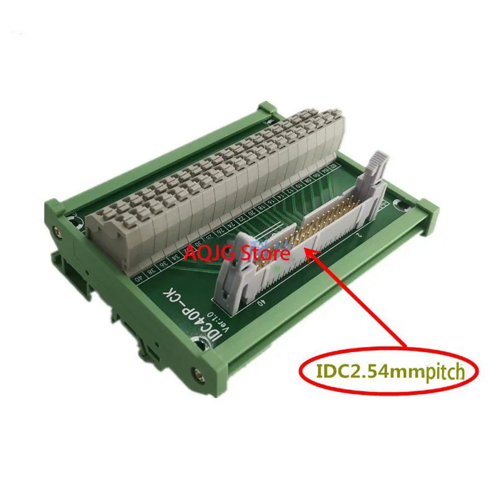 FOR IDC40P to terminal IDC Male 2.54mm Screw- Terminal Block Breakout ...