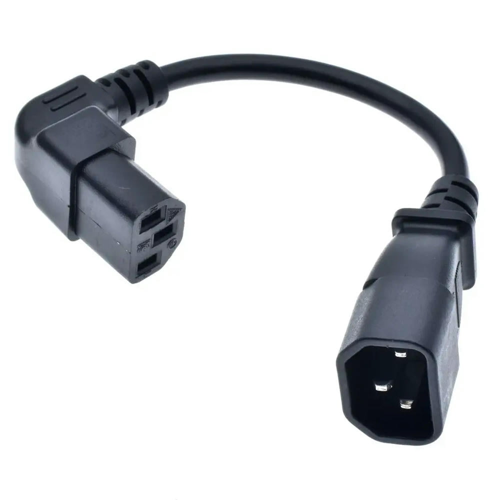 FOR IEC 320 C13 Female to C14 Male PDU Power Supply Extension Cord,IEC C13 angle Power cord ...