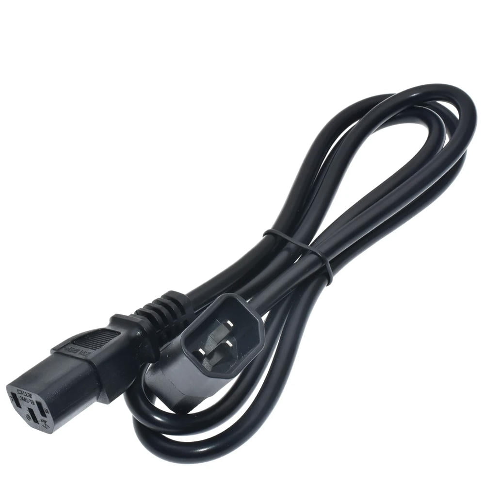 FOR IEC 320 C14 Right Male to C13 Female Cord 90 degree C14 to C13 ...
