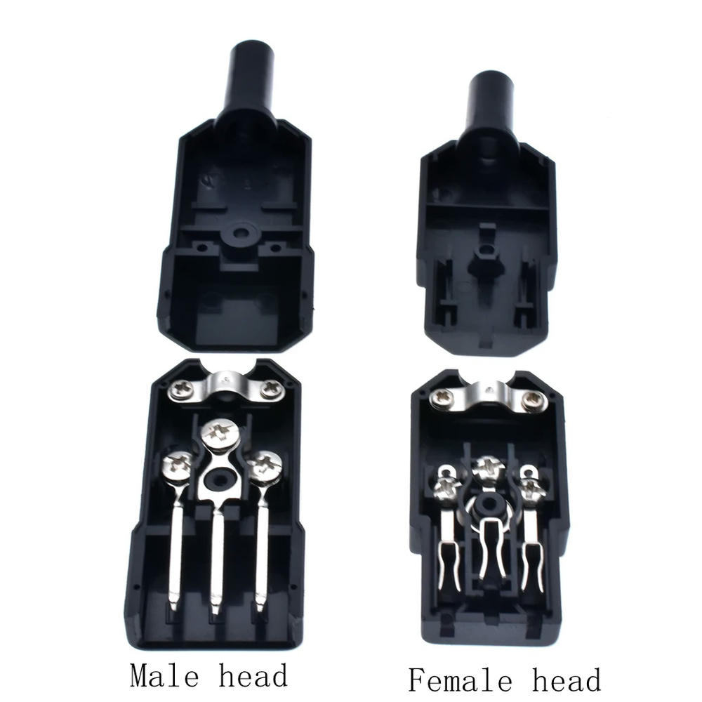 FOR IEC320 C14 Male + C13 Female Inline Power Connectors 3 Pins ...