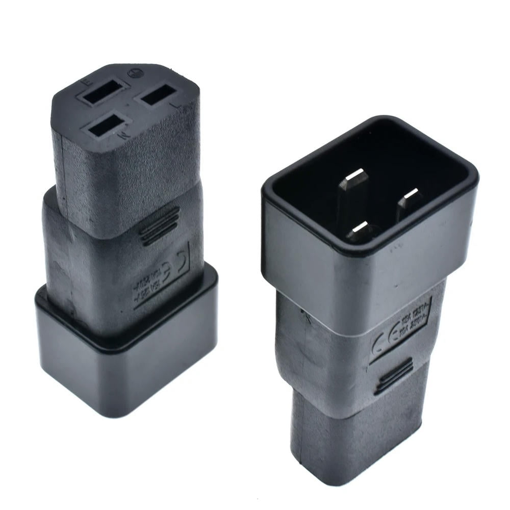 FOR IEC320 IEC 320 C20 to C21 C19 Male to Female Extension PDU Power connector Rated 16A 250V ...