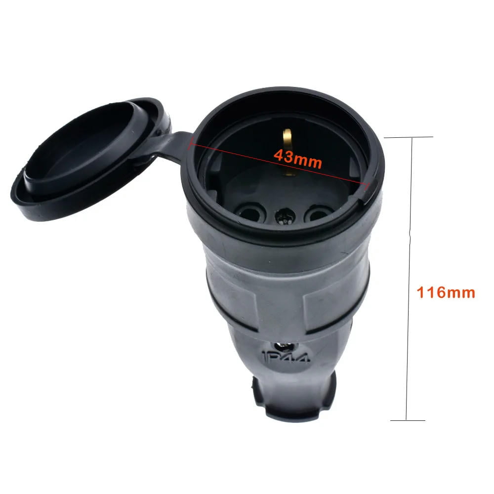 FOR Industrial Male & Female 16A 220V-250V 2P+E IP44 Waterproof Electric Power Connector ...