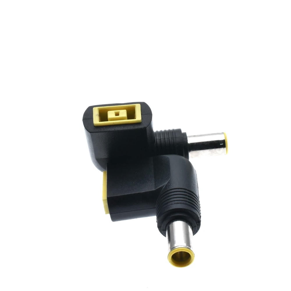 FOR L Shaped 90 Degree DC Square Female to 7.9x5.5mm Male DC Power ...