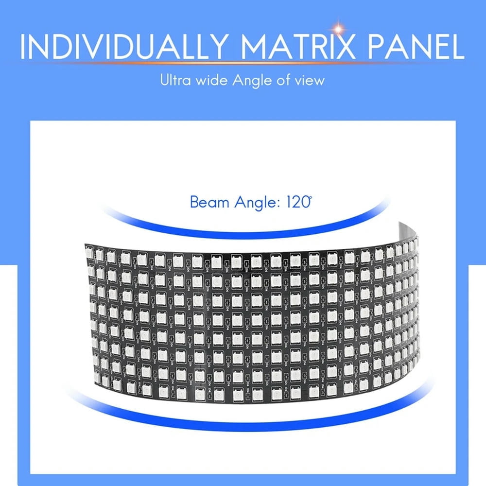 FOR LED Matrix Panel WS2812B 832 Pixels Digital ible Dot Matrix ...