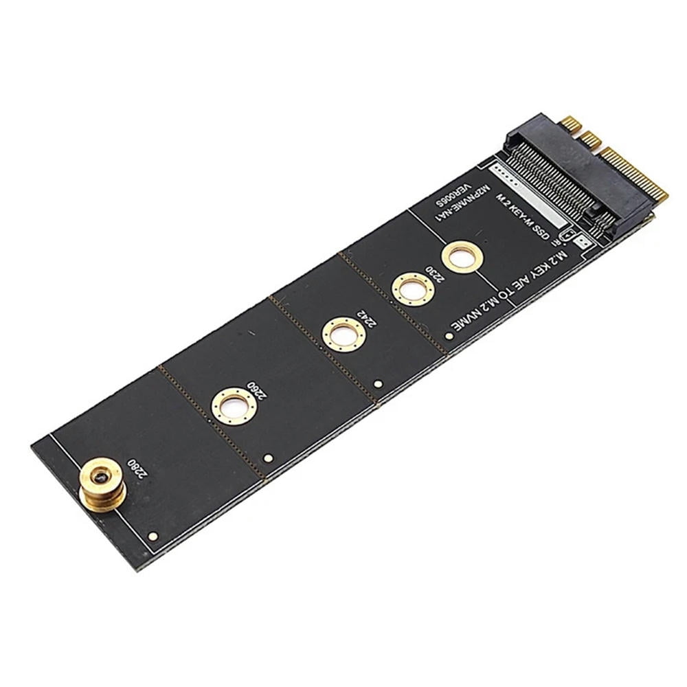 FOR M.2 A+E KEY Slot To M.2 NVME Adapter Card NGFF To KEY-M Expansion ...